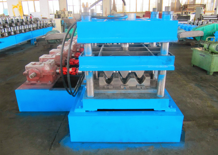 Thrie - Beam Profile Highway Guardrail Roll Forming Machine , Crash ...
