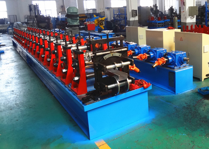C Purlin Roll Forming Machine, Gear Box Drive, Line Speed 30-40m/min