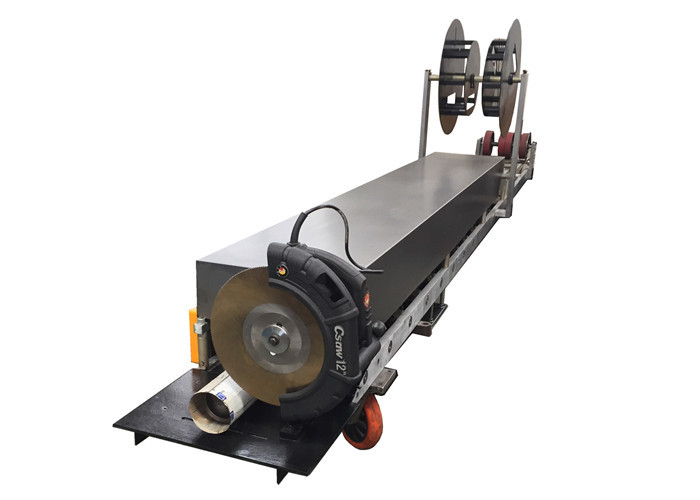 Portable Roll Forming Machine For Round Type Shape Downpipes With Saw ...
